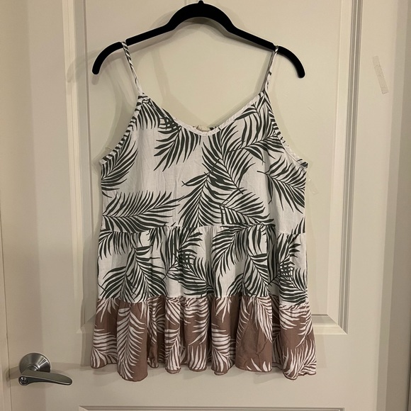 Lovely Melody | Tops | Palm Leaf Tank | Poshmark